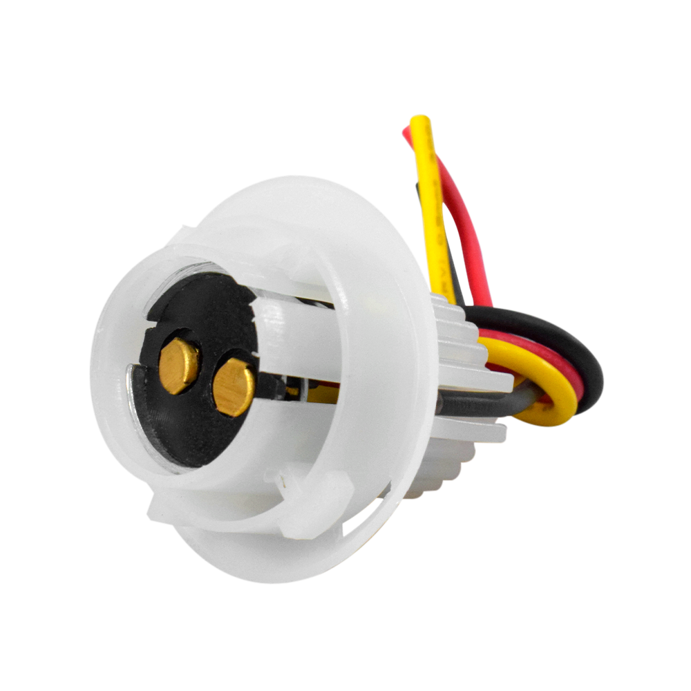 Socket para Foco BAY15 de 2 Contactos Blanco