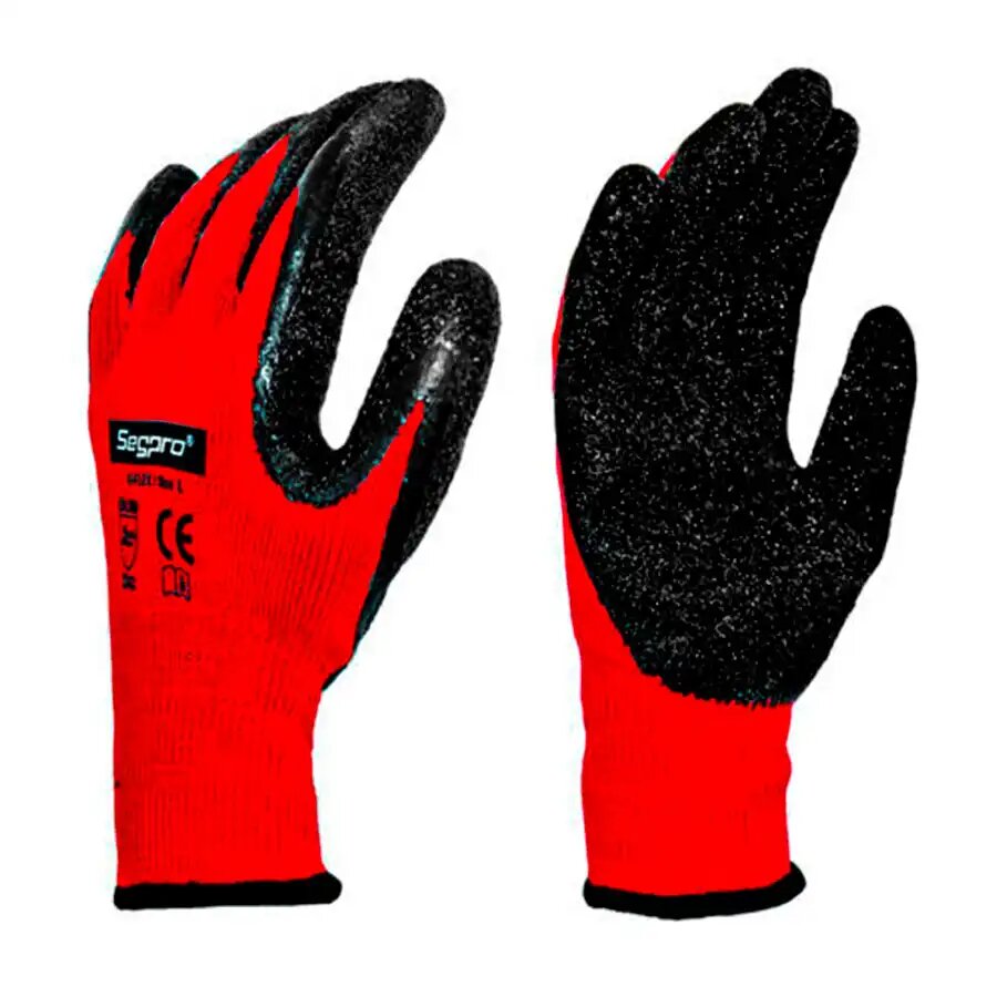 Guantes de Polialgodon con palma de Latex SEGPRO