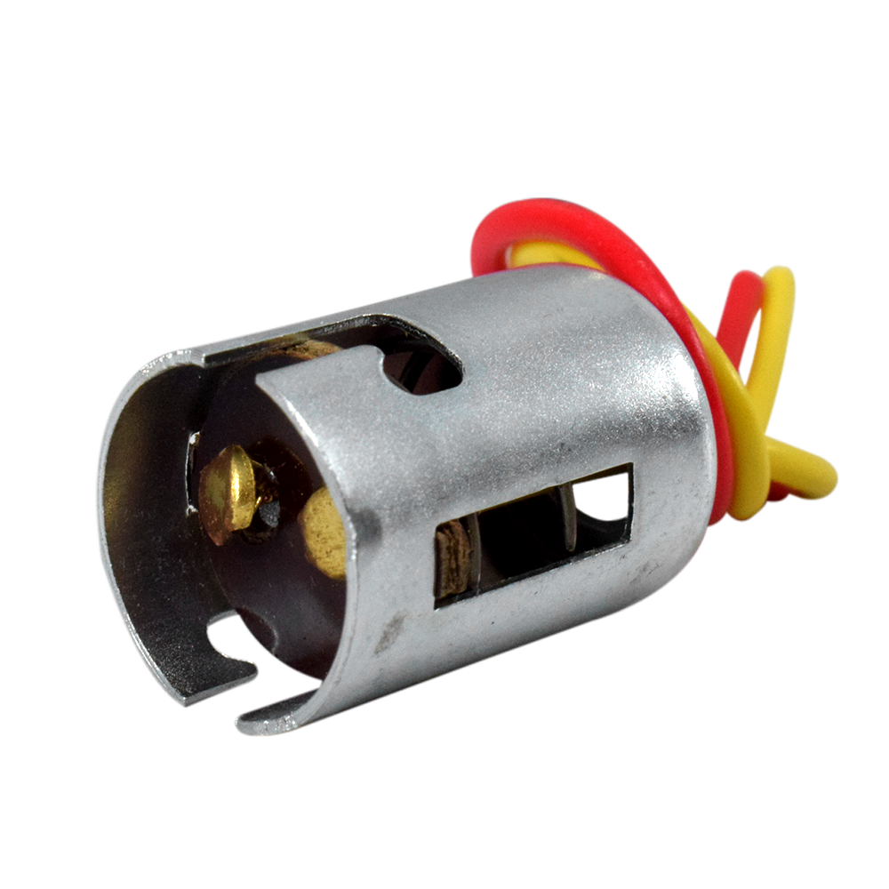 Socket Metal Para Foco BA15D 1 Contacto